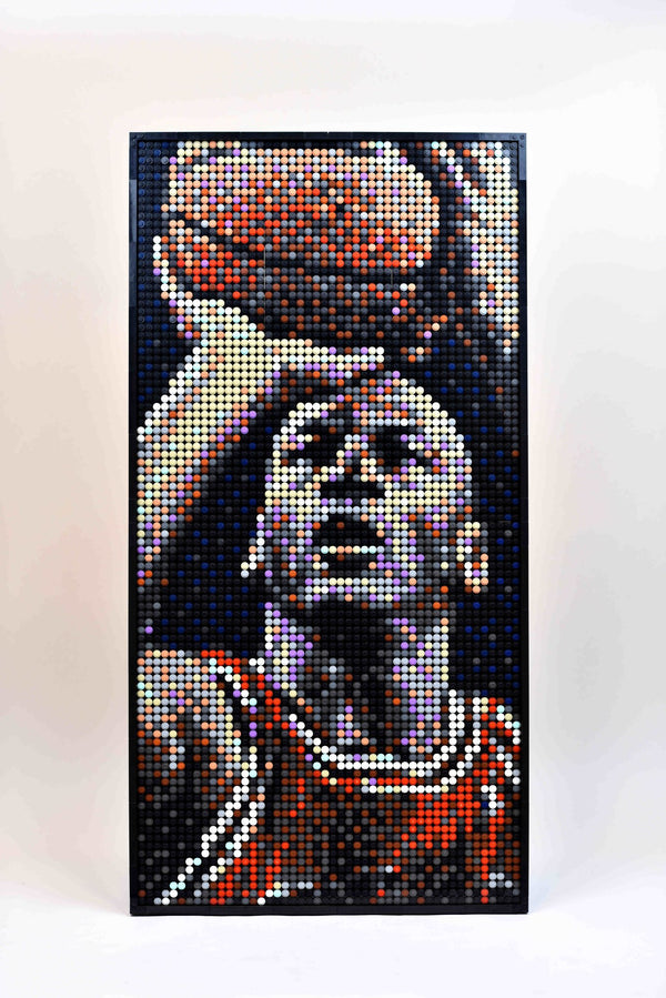 HYPEBRICKZ PIXEL BRICKS "Michael Jordan" Display Wall Décor Set
