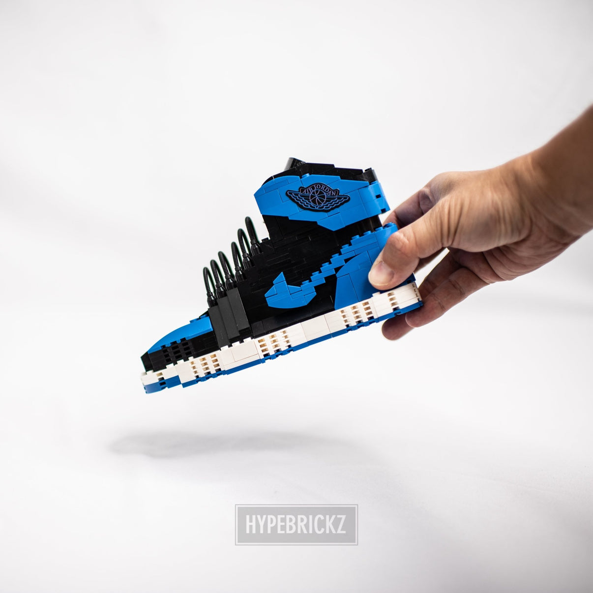 LARGE AJ1 "Royal" Sneaker Bricks Sneaker 3D Puzzle Building Toy with M ...