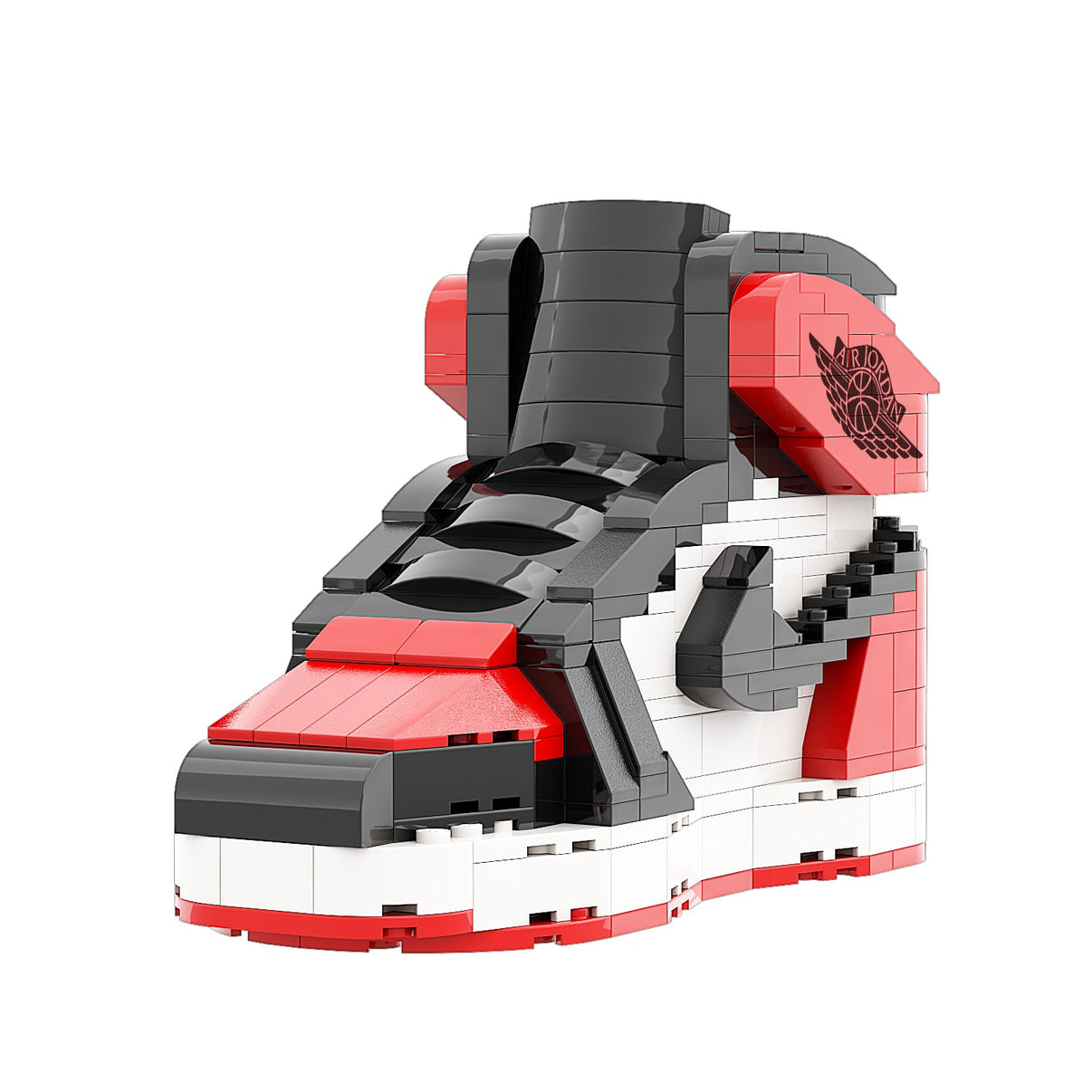 REGULAR "AJ1 Bred Toe" Sneaker Bricks with Mini Figure – HYPEBRICKZ