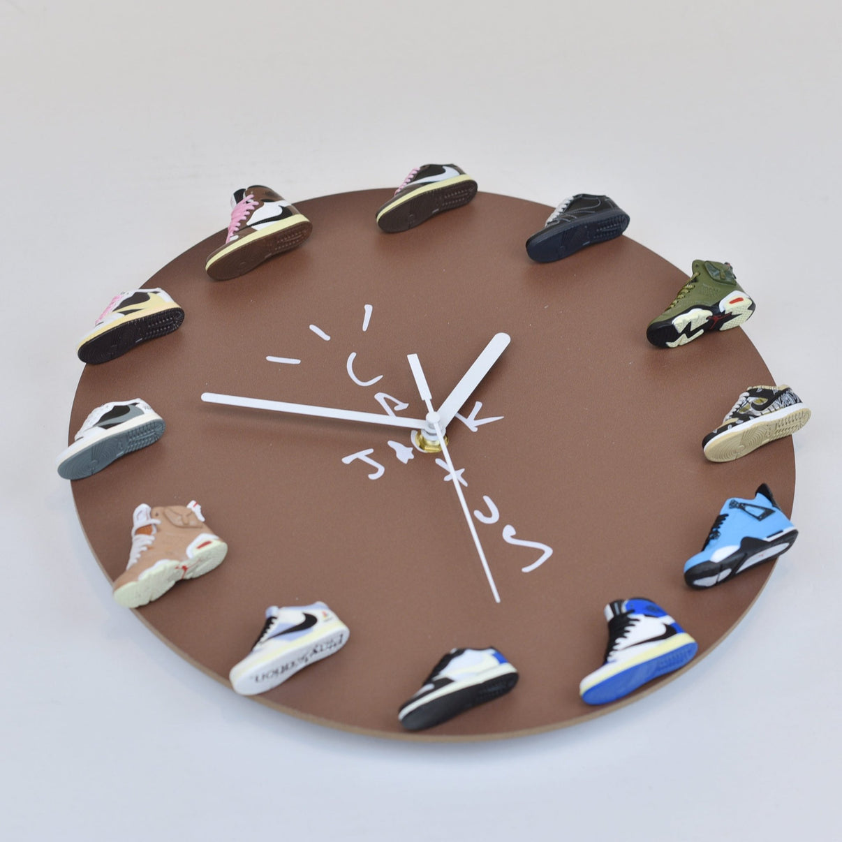 Travis Scott 3D Sneakers Clock with 12 Travis Scott Mini sneakers ...